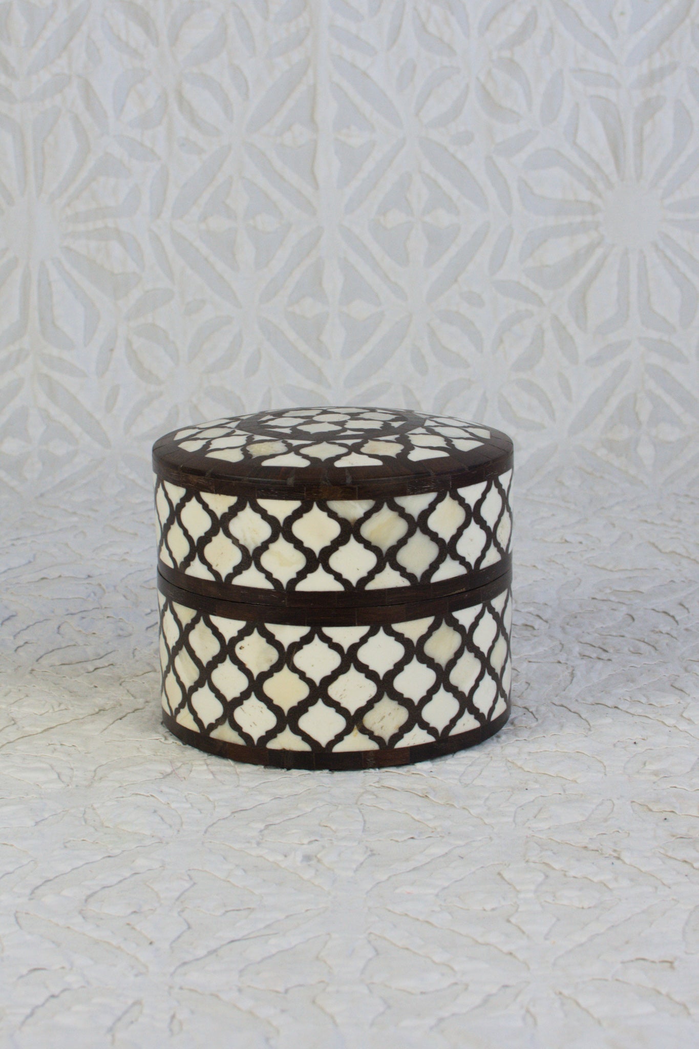 Round Bone Inlay Box